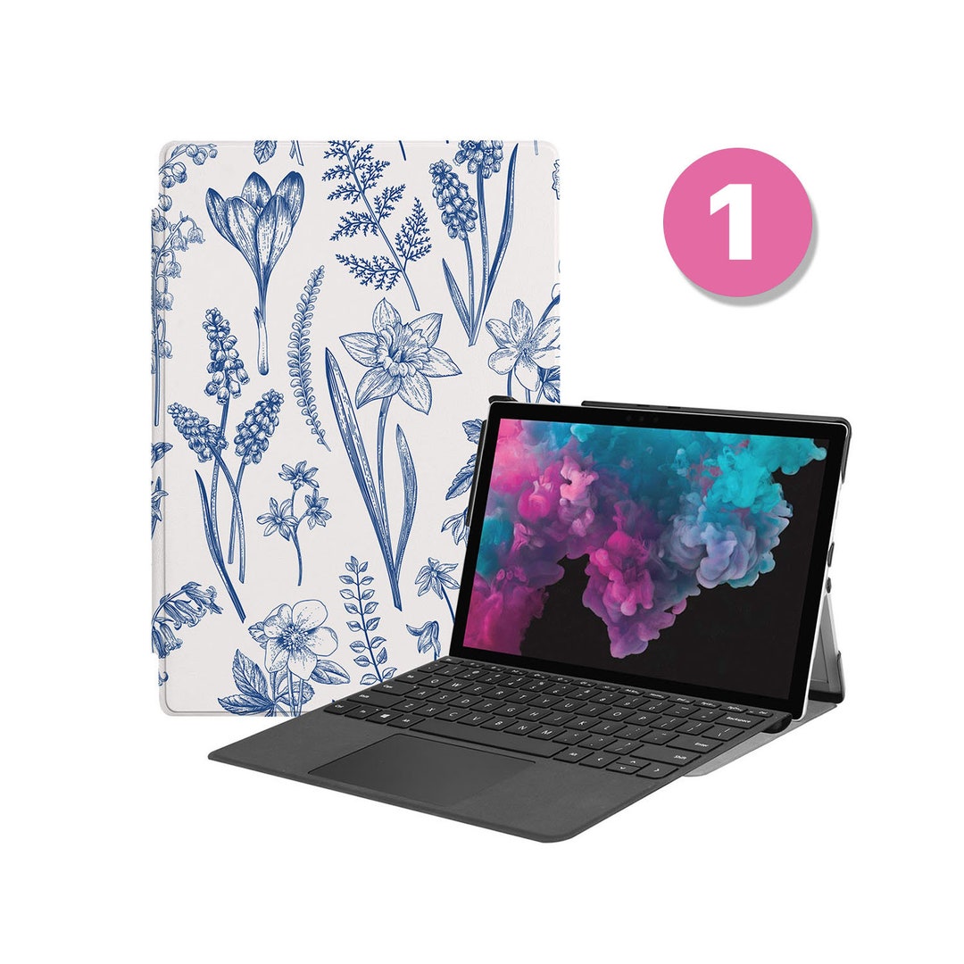 Vegan Leather Folio Case for Microsoft Surface Pro 12 11 10 9 8 7 6 5 4 ...