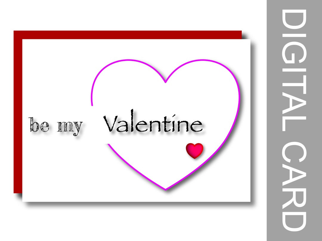 Valentines, PRINTABLES, Be My Valentines, Digital Download - Etsy