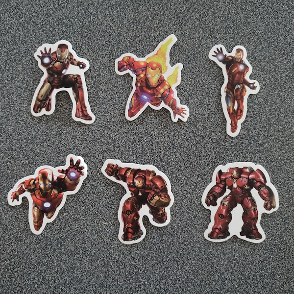 Iron Man Stickers - Etsy