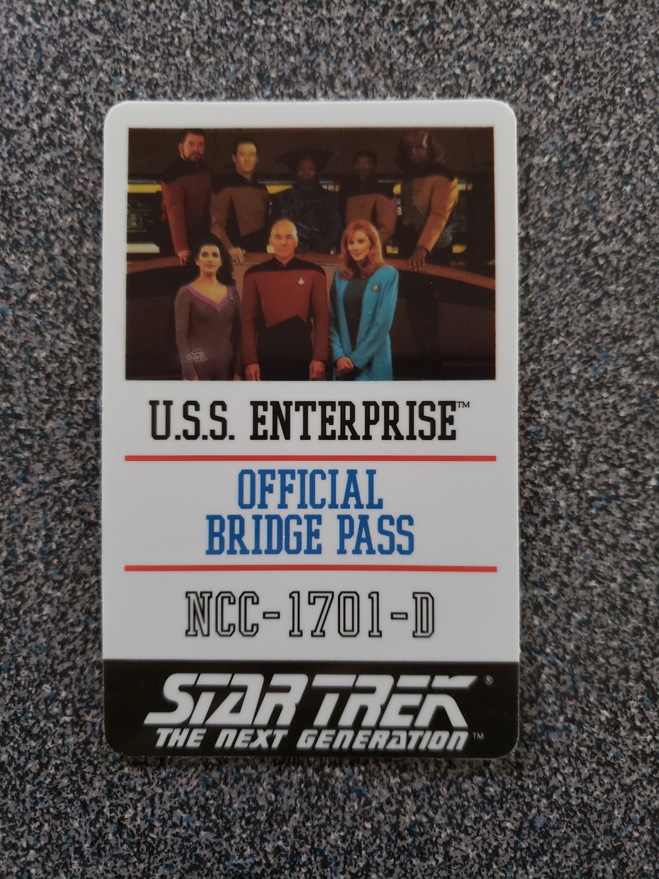 Vintage 1990s Star Trek DS9, TNG, Generations - Personnel Passes, ID ...