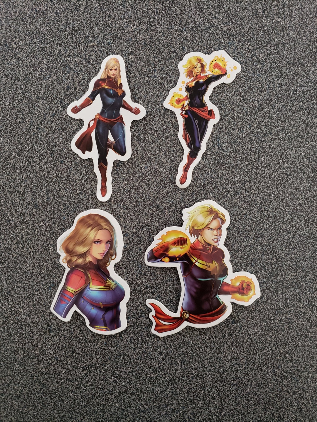 Captain Marvel Sticker Decal You Choose Marvel Comics - Etsy Ireland