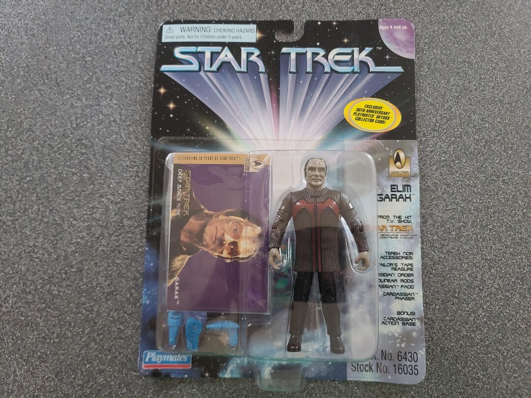 Vintage 1996 Elim Garak Star Trek Deep Space Nine - Action Figure ...