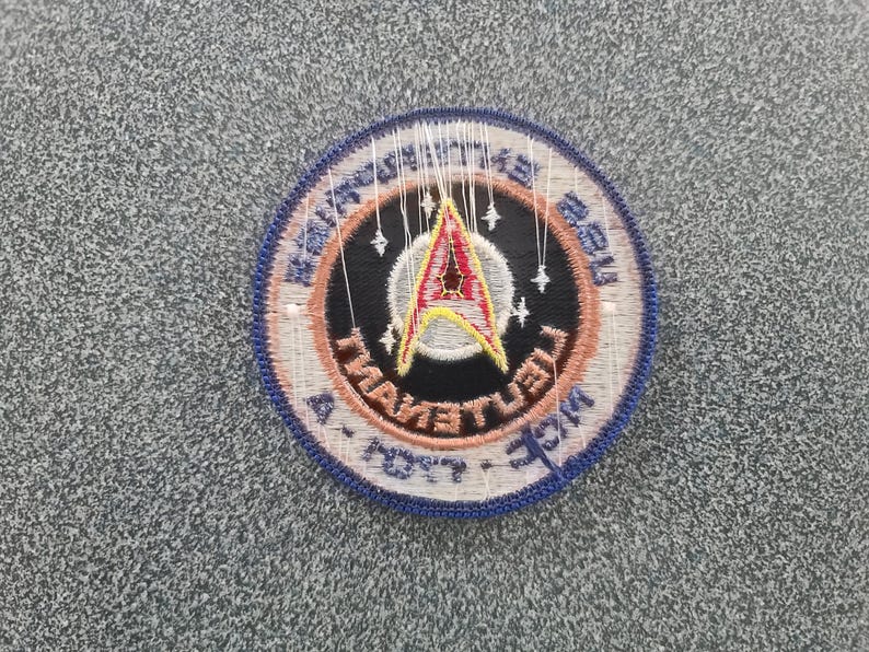 Vintage Star Trek TOS USS Enterprise NCC-1701-A Lieutenant Cloth Patch ...