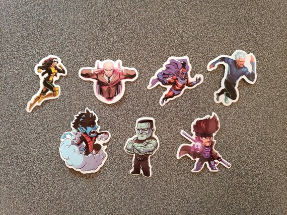 X-men Marvel Comics Vinyl Stickers Your Choice Professor | Etsy