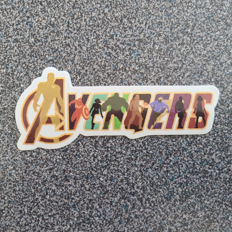 Captain America Name Tag - Etsy