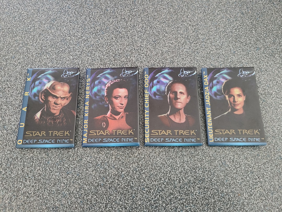 Vintage Star Trek DS9 1994 - Quark, Kira Nerys, Odo, Jadzia Dax - Deep ...