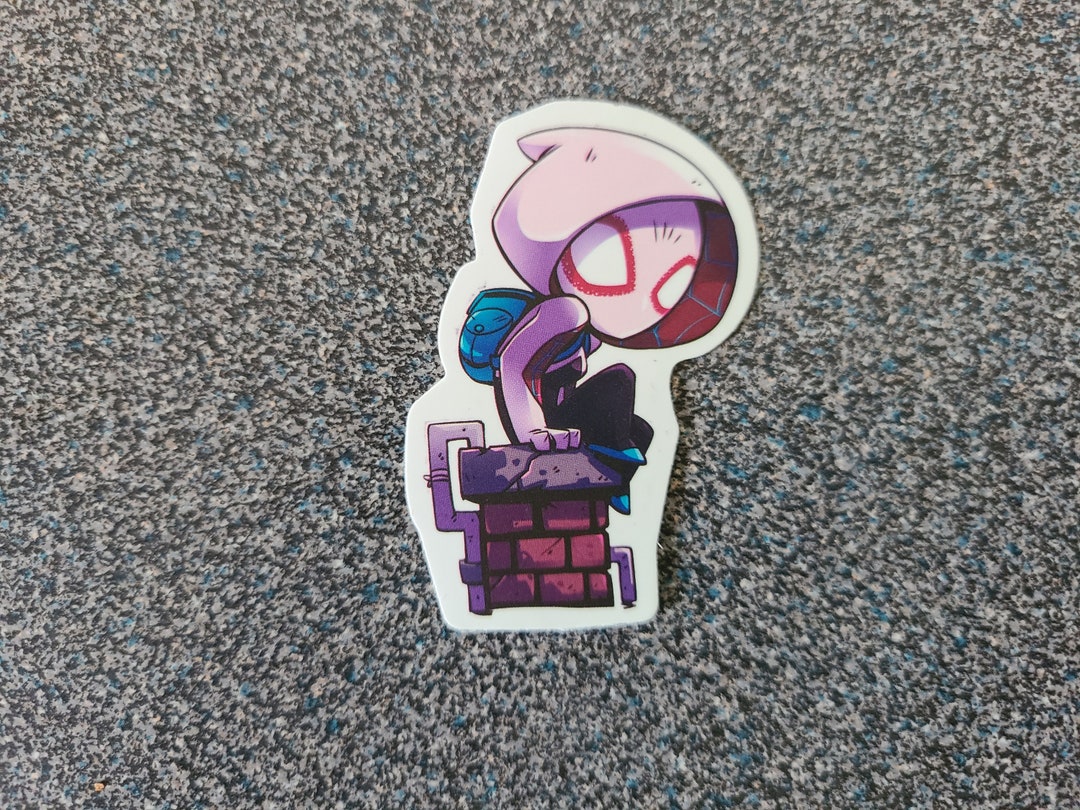 Spider Gwen Sticker - Gwen Stacy Ghost Spider - Into the Spider-verse ...