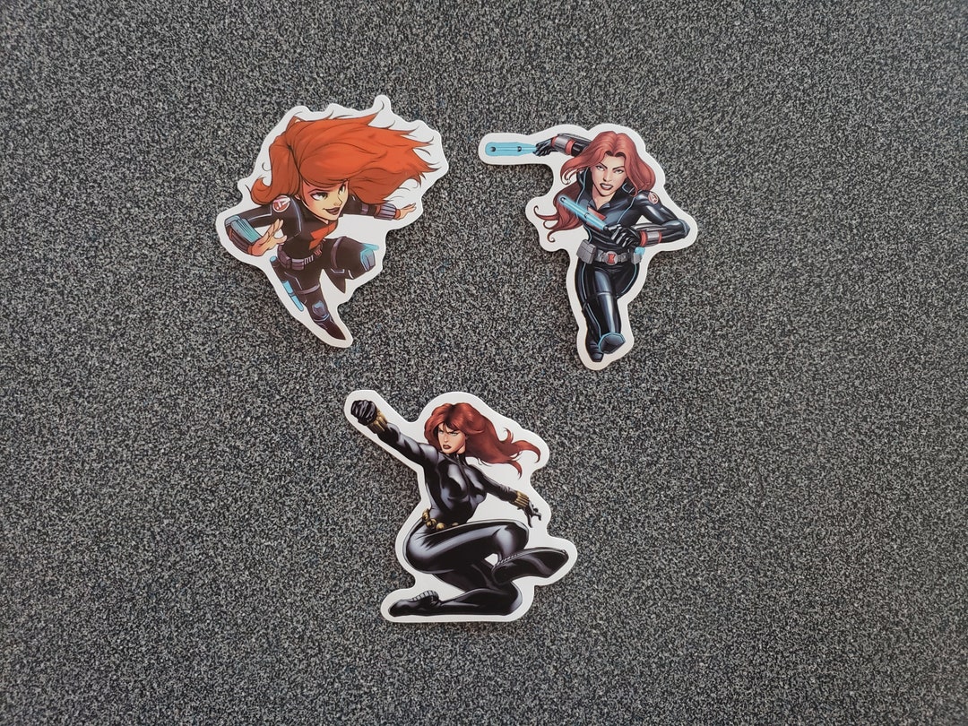 Black Widow Sticker Decal - Your Choice! - Avengers - Natasha Romanoff ...