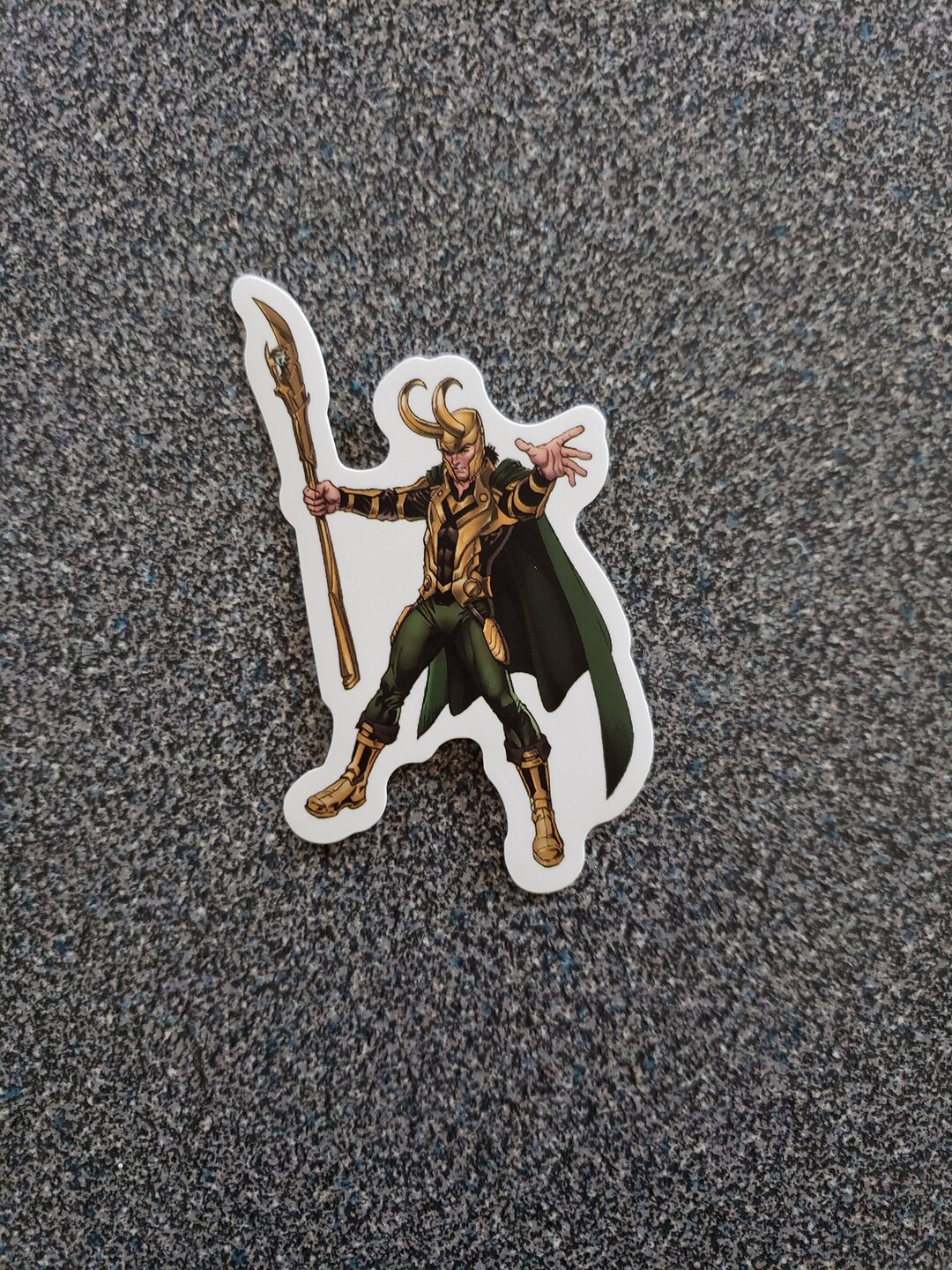 Loki Sticker Decal Marvel Comics Avengers God of Mischief Laptop ...