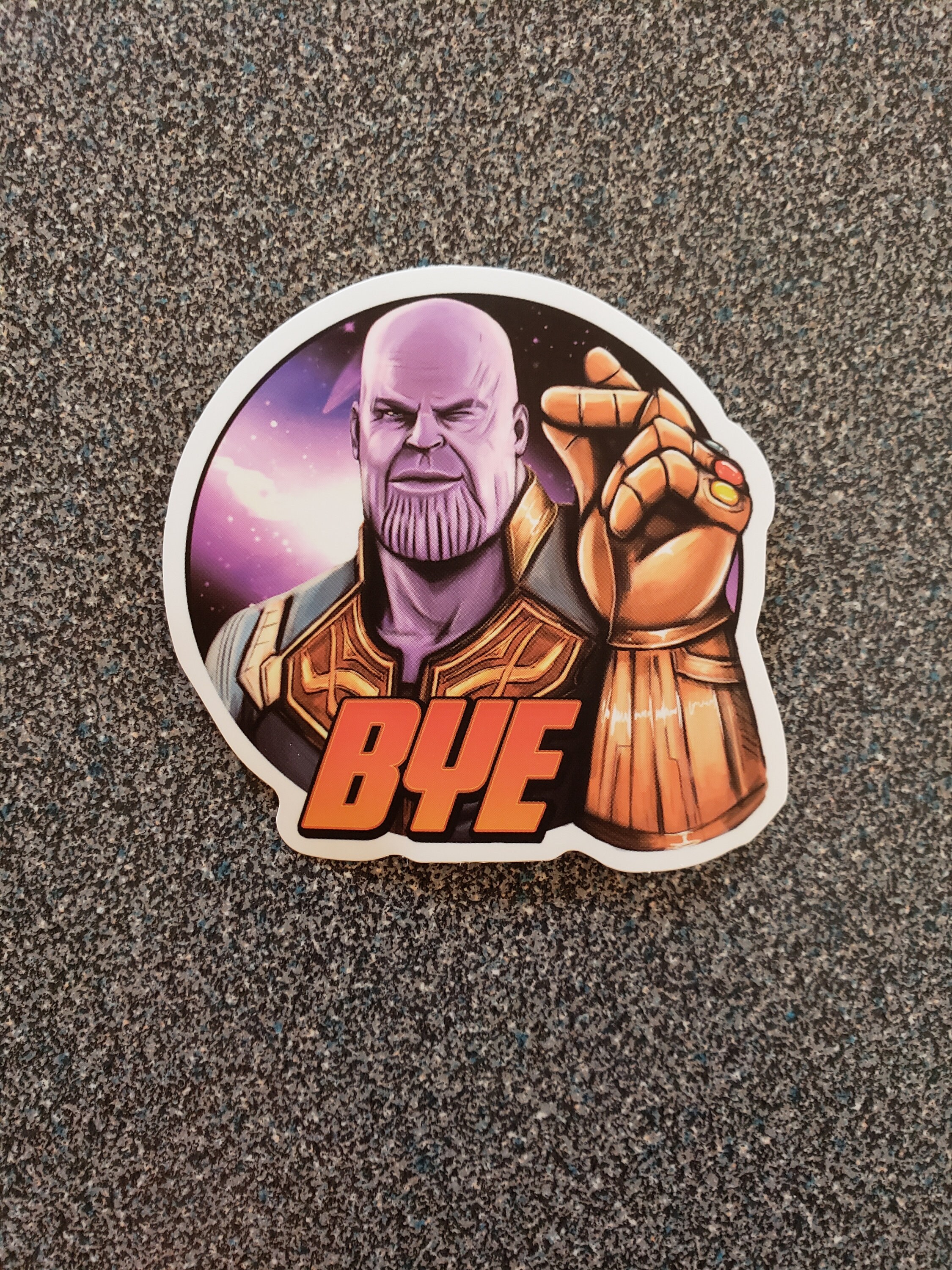 Thanos Supervillain Sticker Decal You Choose Marvel | Etsy