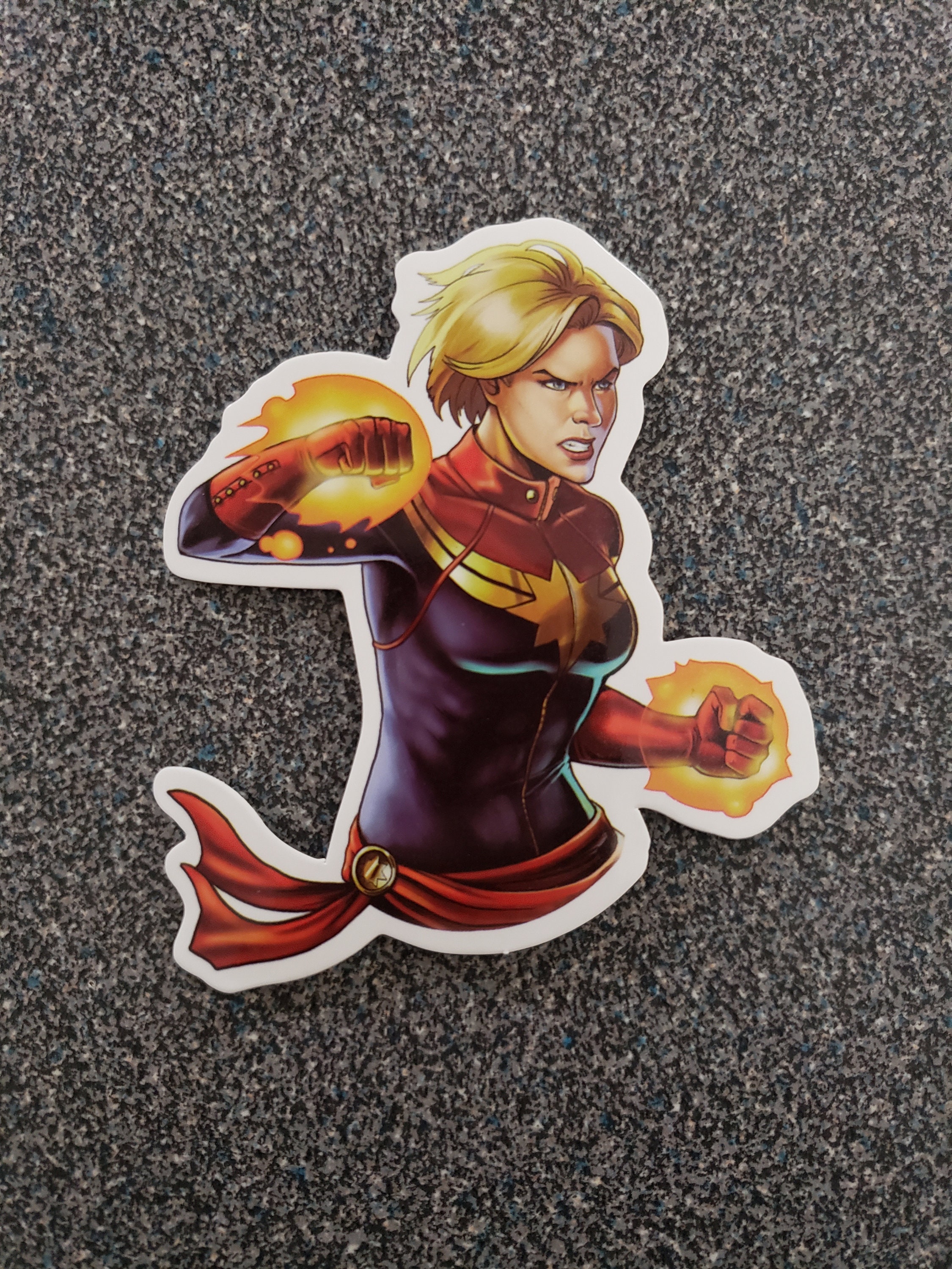 Captain Marvel Sticker Decal You Choose Marvel Comics - Etsy Ireland