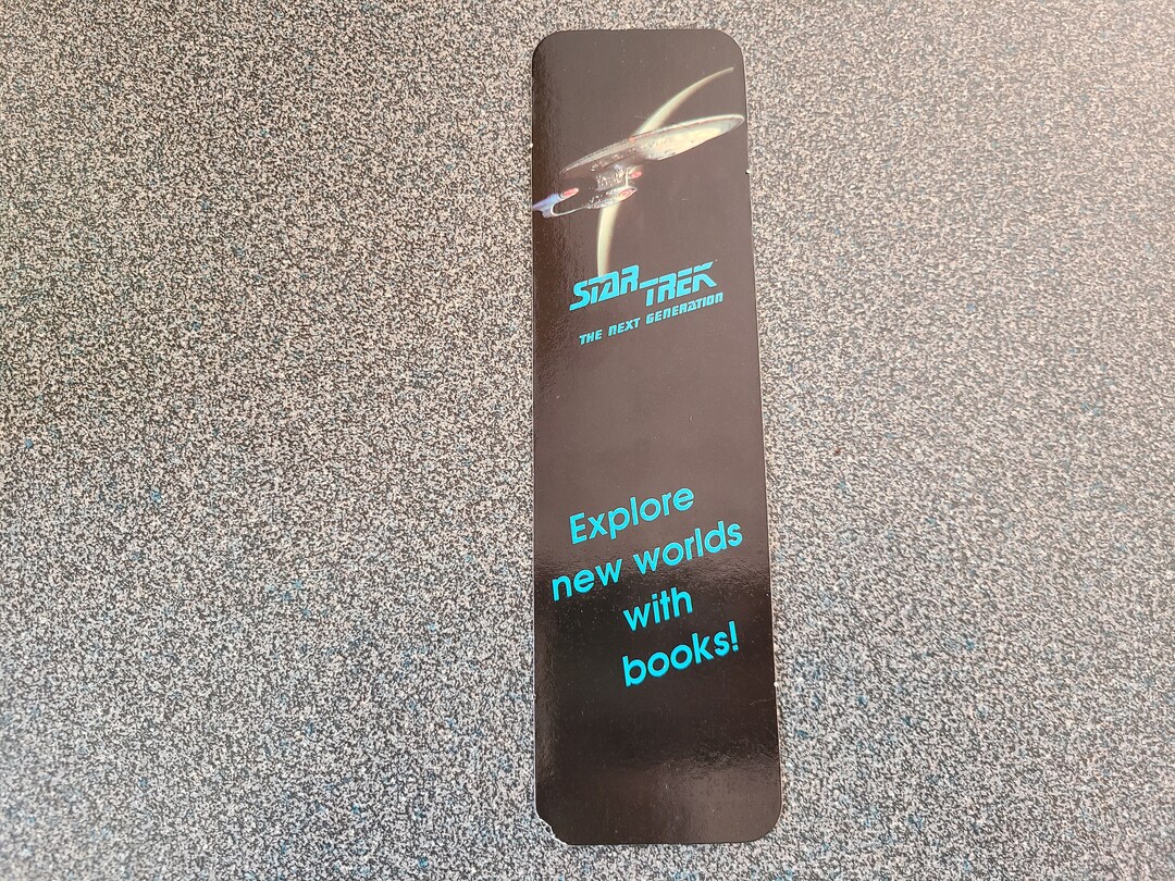 Vintage 1987 Star Trek USS Enterprise Bookmark Ruler Officially ...