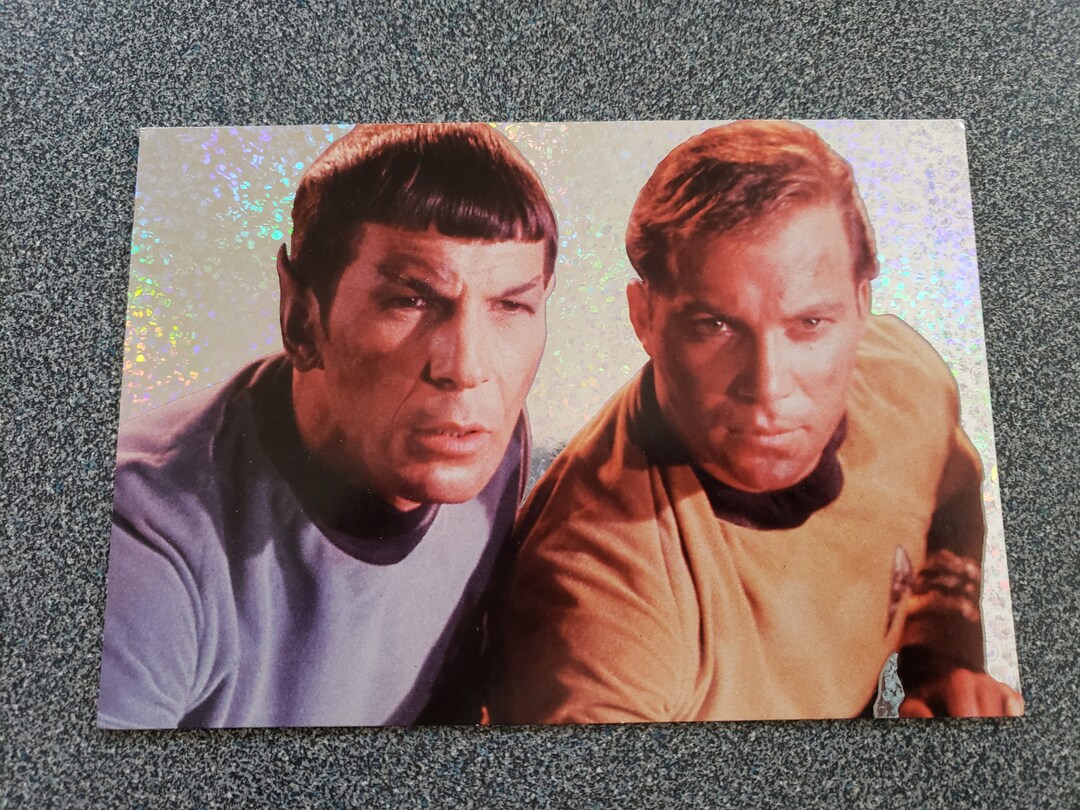 Vintage 1993 Hallmark Star Trek TOS - Kirk, Spock - Hello/miss You/just ...