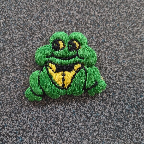 Cute Frog Patch - Etsy UK