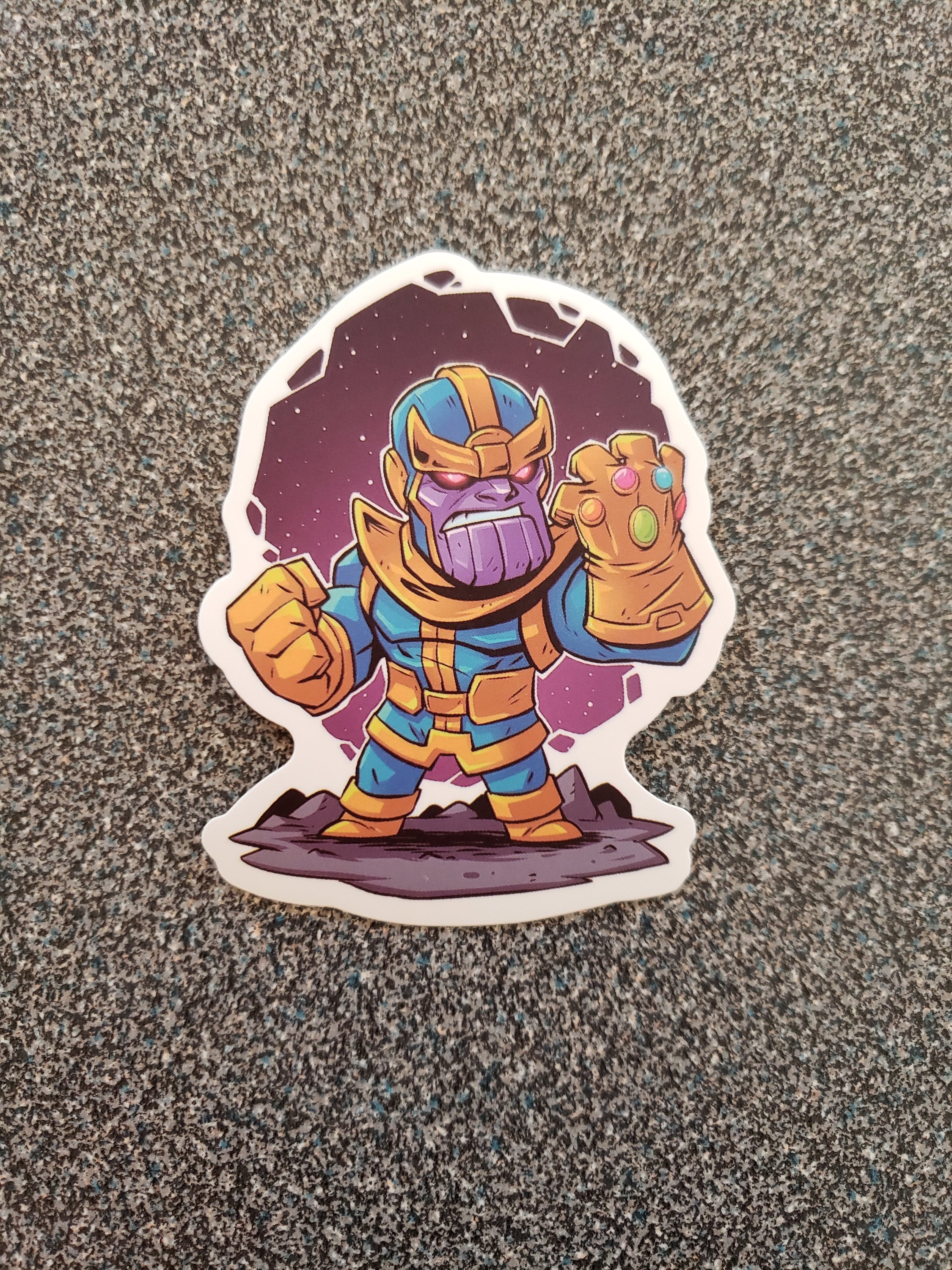 Thanos Supervillain Sticker Decal You Choose Marvel | Etsy