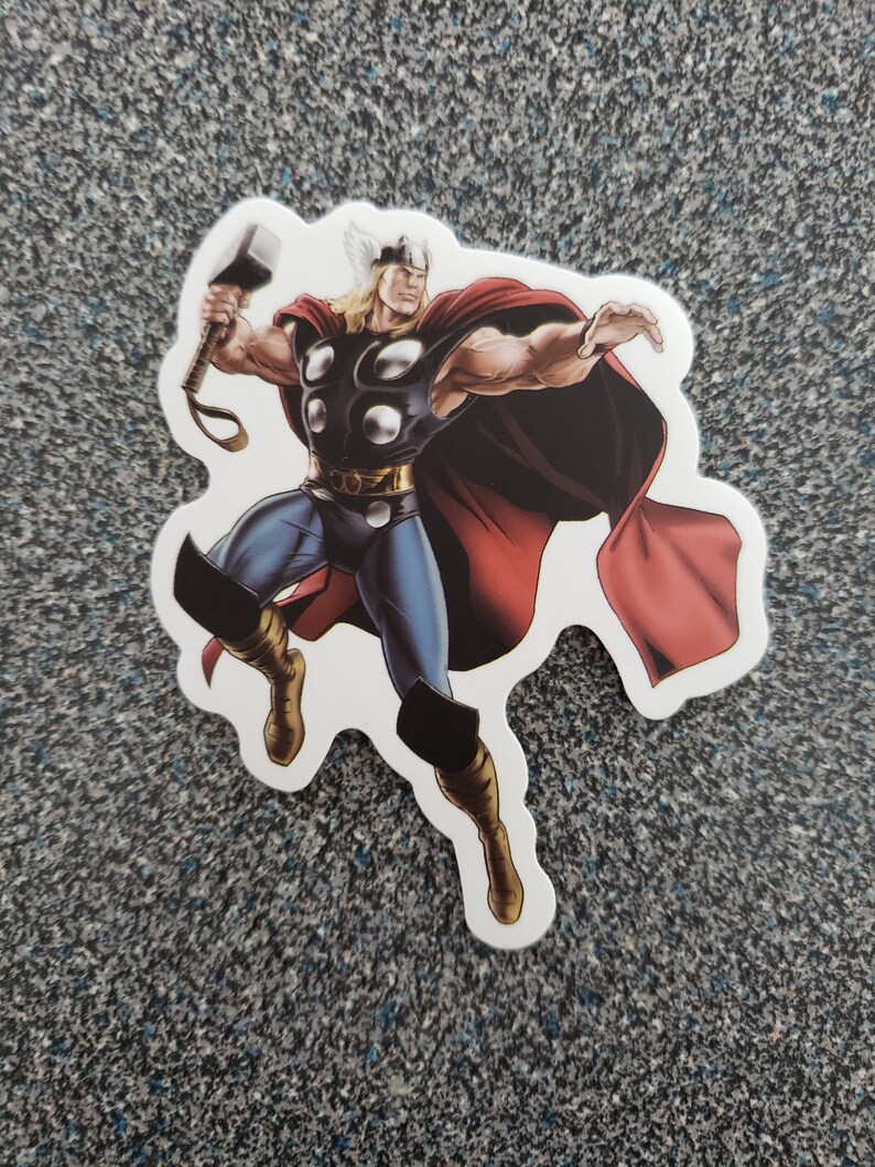 The Mighty Thor Sticker Decal You Choose! - Marvel Comics - Avengers ...
