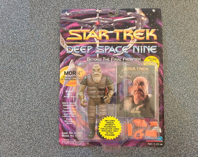 Vintage 1993 Star Trek Deep Space Nine Morn Action Figure Playmates ...