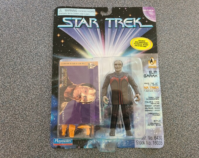 Vintage 1996 Elim Garak Star Trek Deep Space Nine Action Figure ...