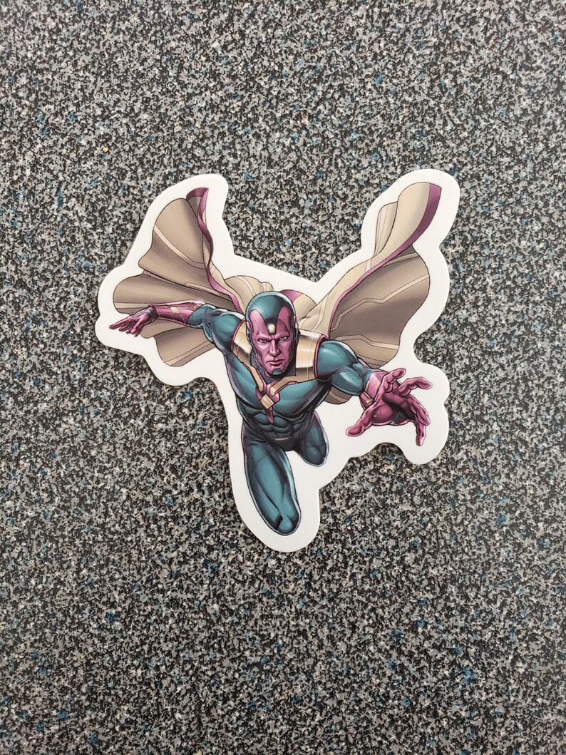 Scarlet Witch and Vision Wandavision Vinyl Decal Stickers - Etsy