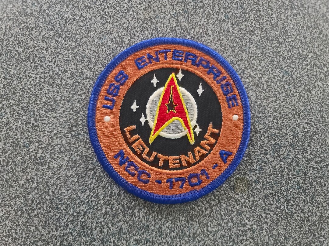 Vintage Star Trek TOS USS Enterprise NCC-1701-A Lieutenant Cloth Patch ...