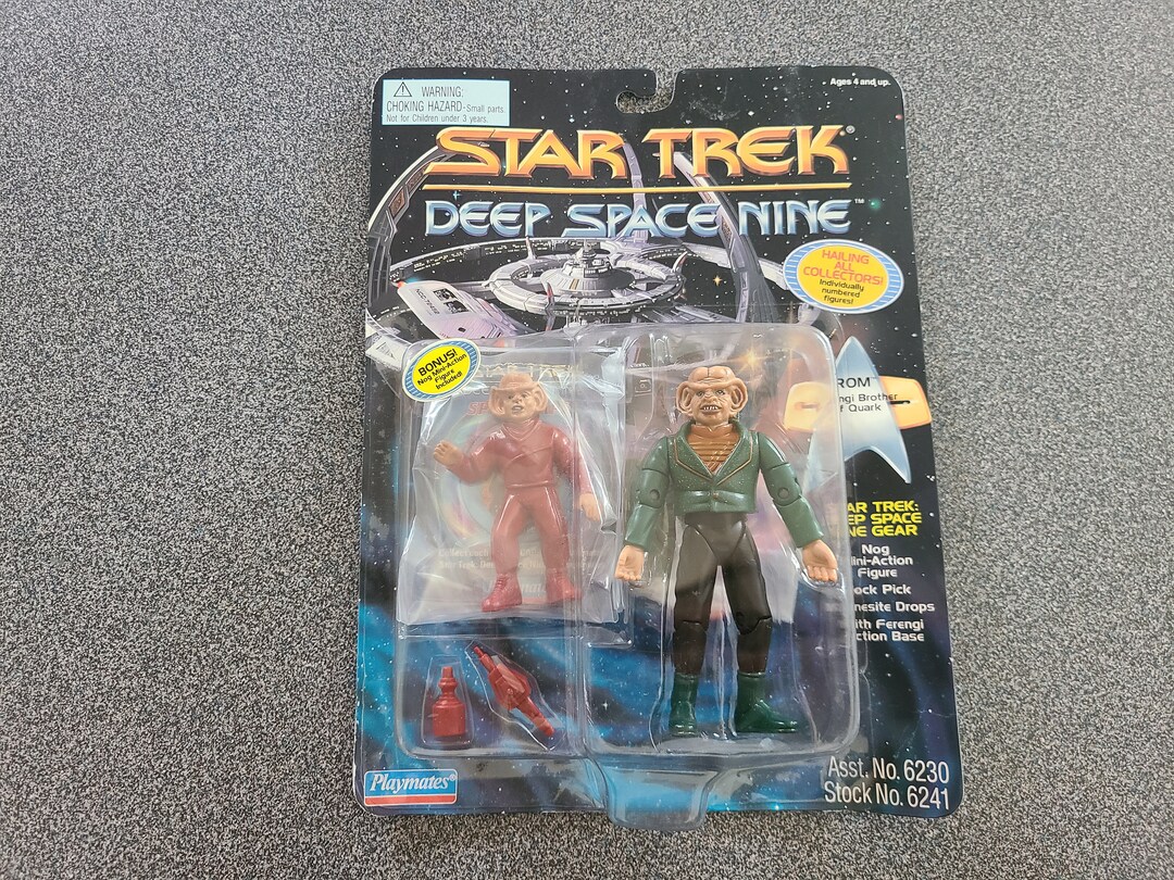 Vintage 1995 Star Trek Deep Space Nine Rom & Nog Action - Etsy