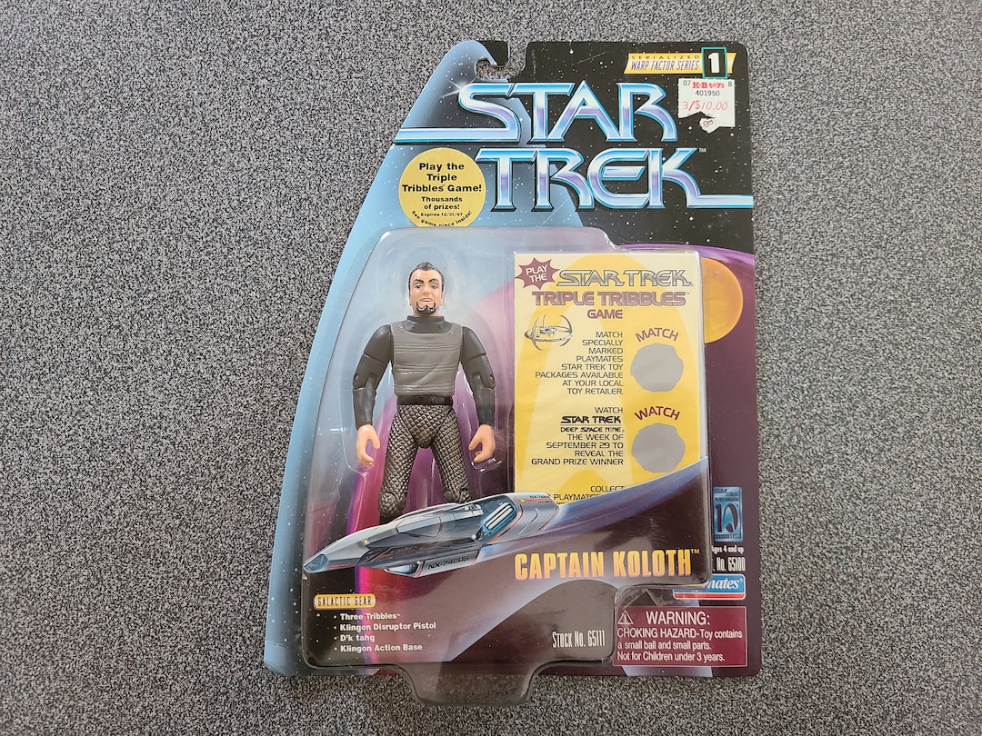 Vintage 1997 Captain Koloth - Playmates Star Trek the Original Series ...