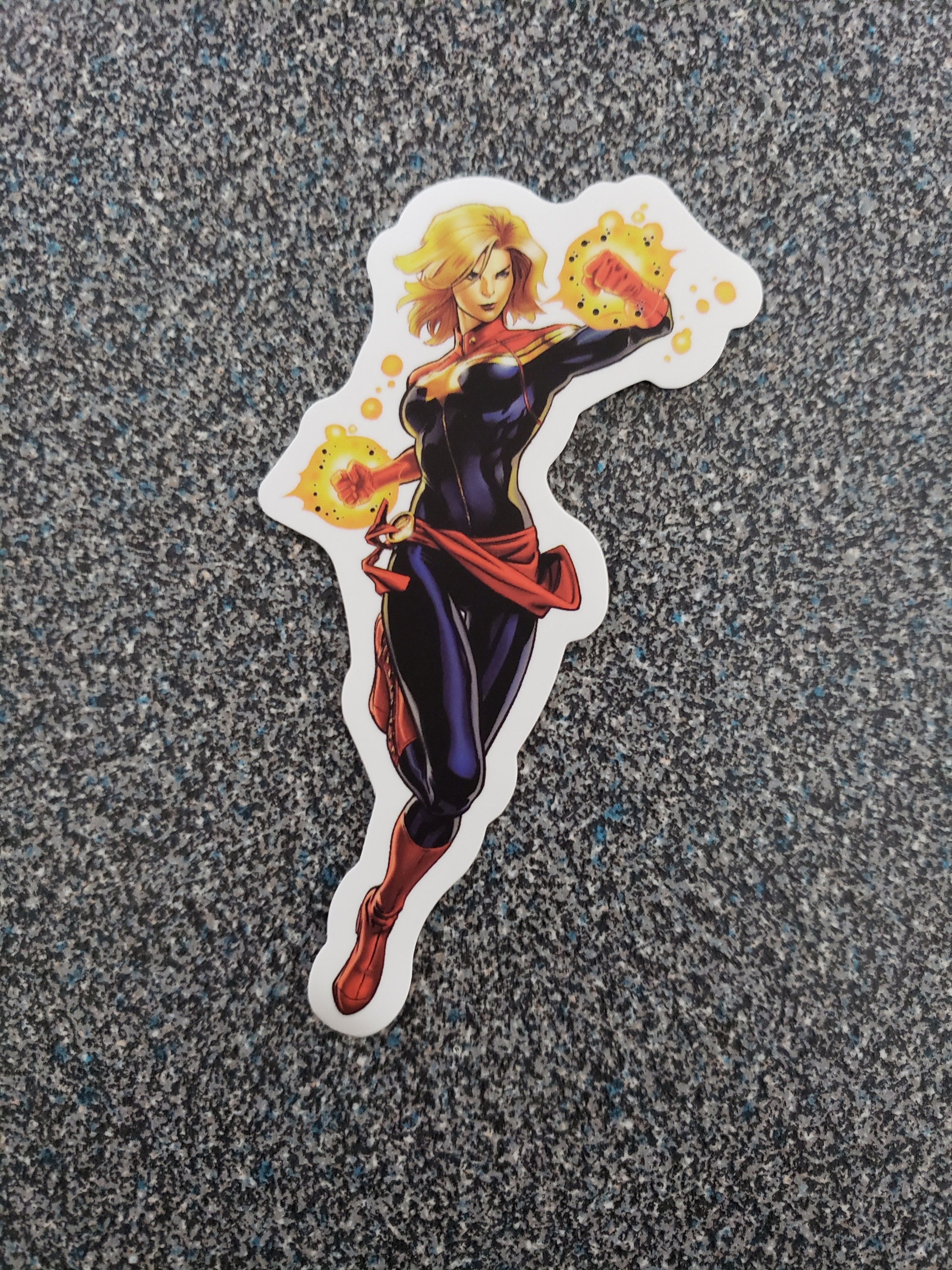 Captain Marvel Sticker Decal You Choose Marvel Comics | Etsy