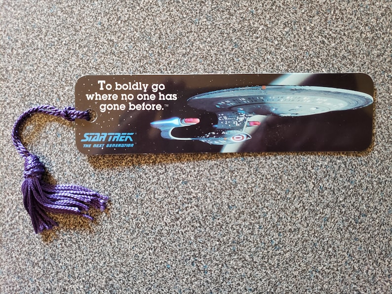 Vintage 1990s Star Trek the Next Generation TNG Bookmarks With | Etsy