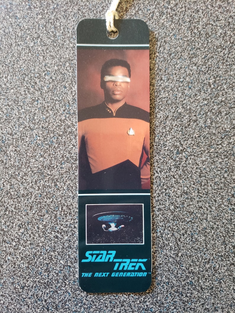 Vintage 1990s Star Trek the Next Generation TNG Bookmarks With | Etsy