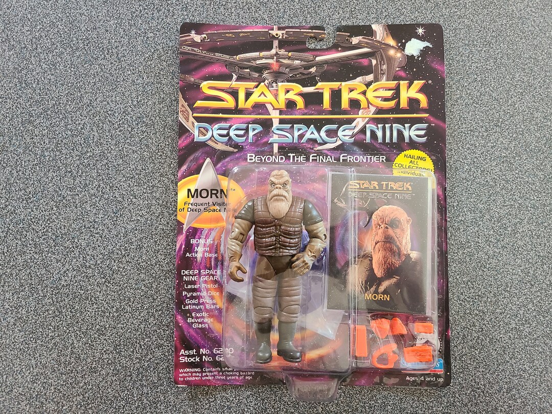 Vintage 1993 Star Trek Deep Space Nine Morn Action Figure - Etsy