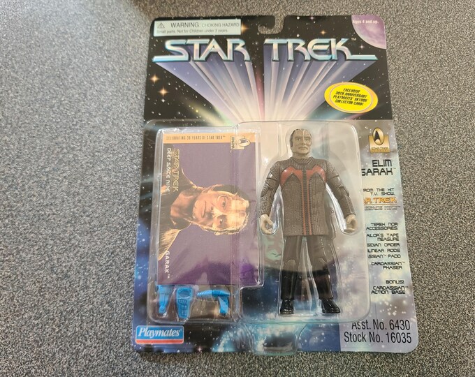 Vintage 1996 Elim Garak Star Trek Deep Space Nine - Action Figure ...