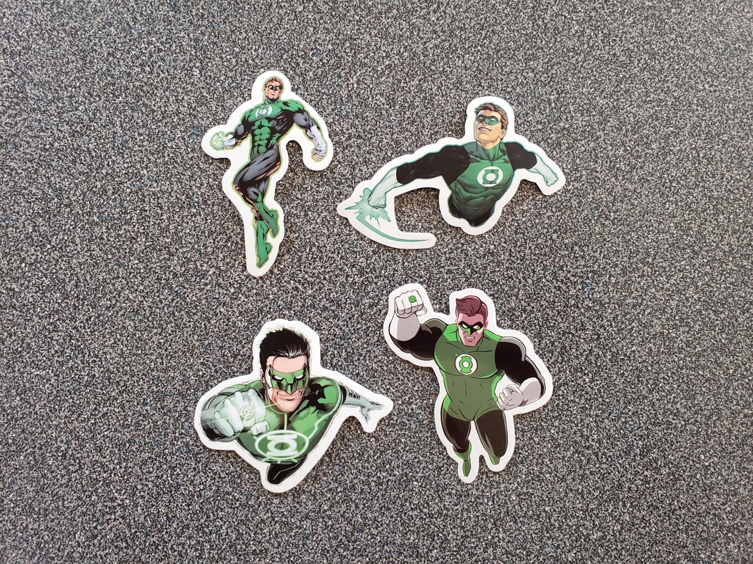 Green Lantern Vinyl Stickers - Your Choice! - Hal Jordan, Kyle Rayner ...