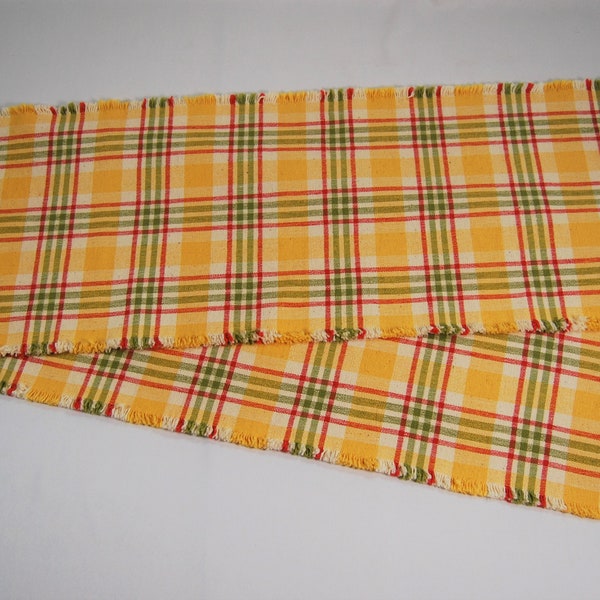 Plaid Table Linen - Etsy
