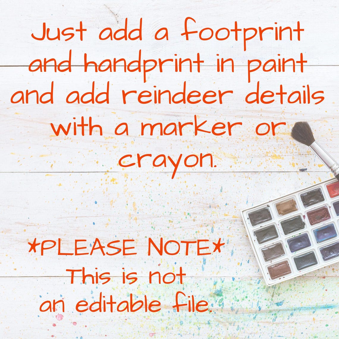 Christmas Handprint Art, Santa Sleigh Reindeer Handprint Footprint Art ...