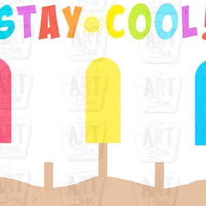 Summer Handprint Footprint Art for Kids Toddler Infant, Popsicle ...