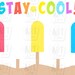 Summer Handprint Footprint Art for Kids Toddler Infant, Popsicle ...