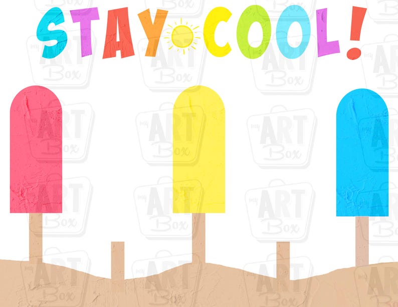 Summer Handprint Footprint Art for Kids Toddler Infant, Popsicle ...