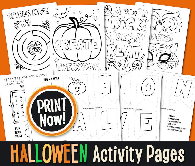 KIDS HOLIDAY COLORING Pages Printable Mega Bundle Elementary - Etsy