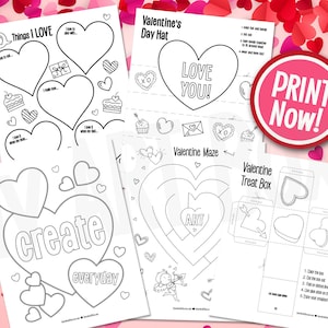KIDS HOLIDAY COLORING Pages Printable Mega Bundle | Elementary ...