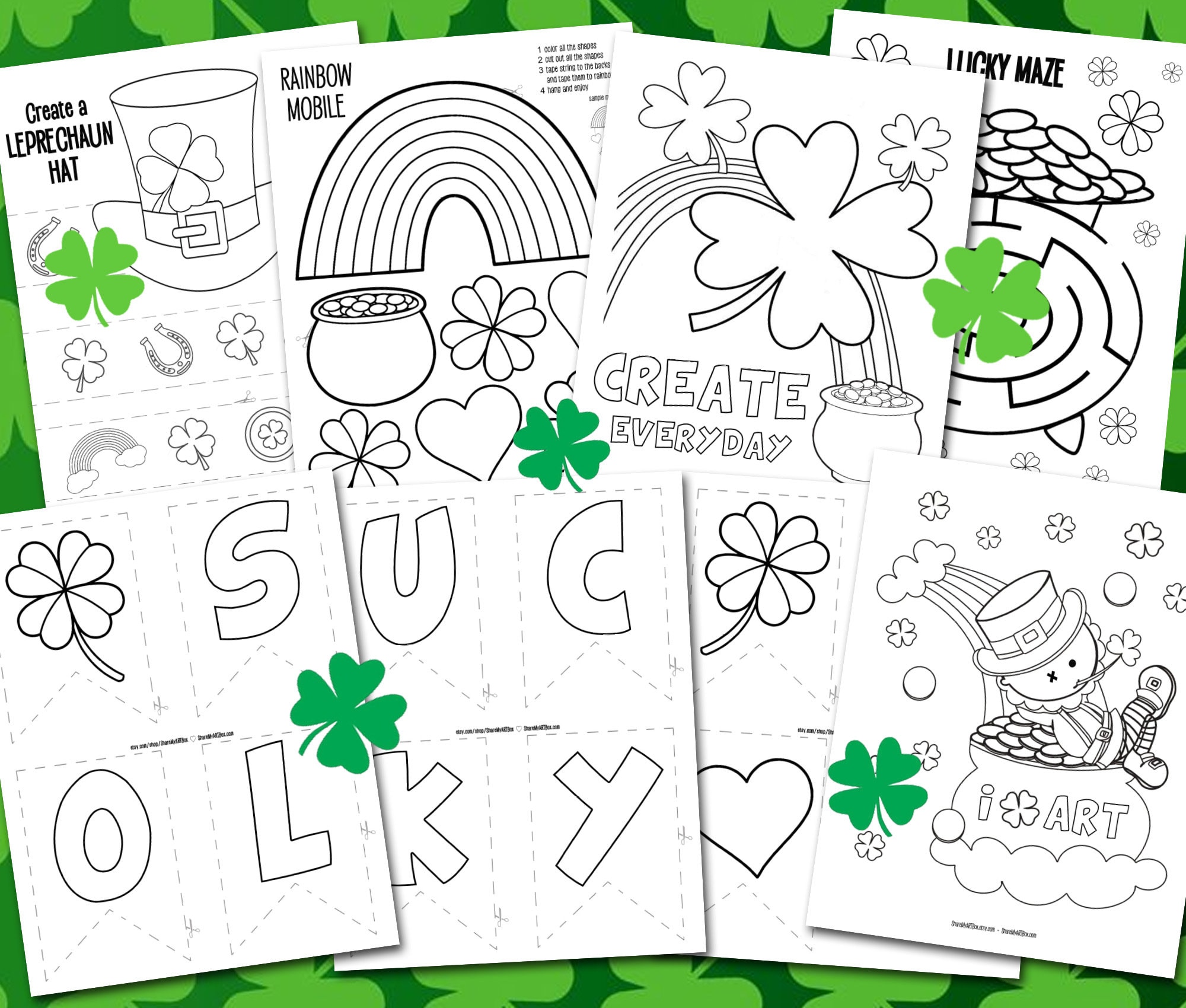KIDS HOLIDAY COLORING Pages Printable Mega Bundle | Elementary ...