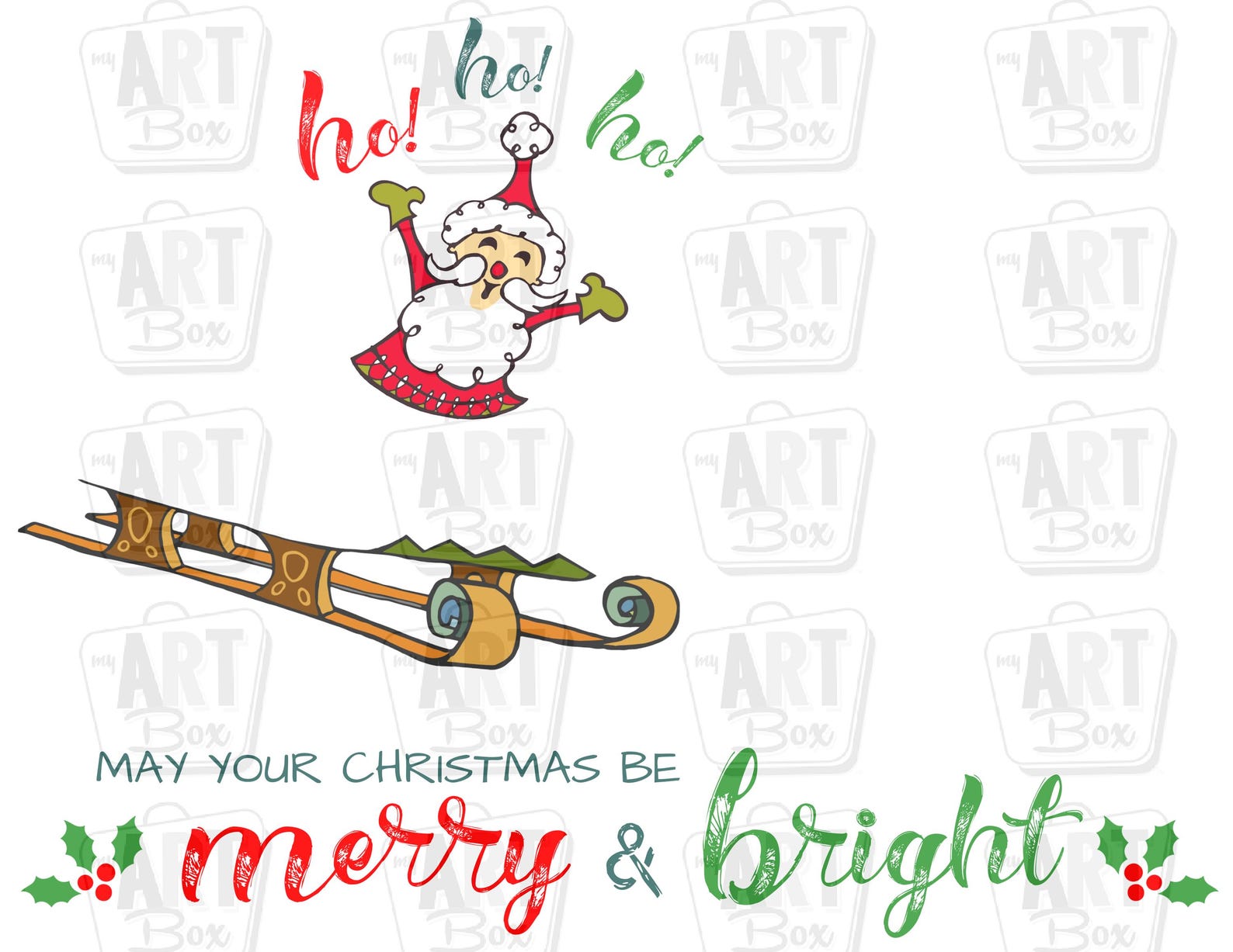 Christmas Handprint Art, Santa Sleigh Reindeer Handprint Footprint Art ...