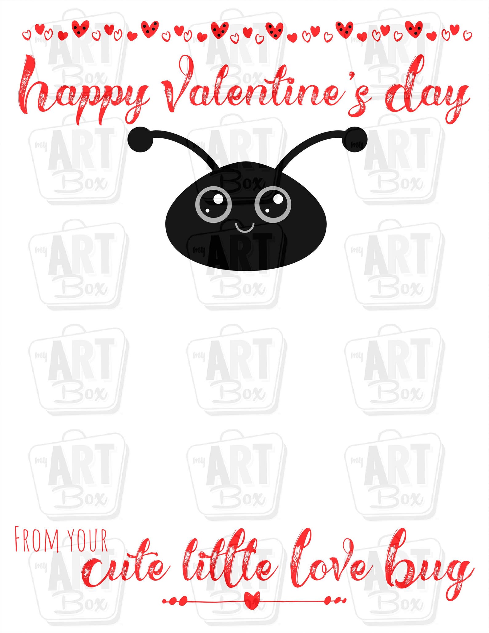 Love Bug Valentine's Day Ladybug Footprint Art, Daycare Valentines ...