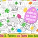 Printable EASTER Placemat | Kids Table Egg Coloring | Craft | Easter ...