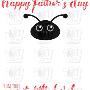 Father's Day Ladybug Footprint Art, Fathers Day Handprint Art, 1st ...