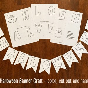 HALLOWEEN Activity and Coloring Pages Digital Download Kids Halloween ...