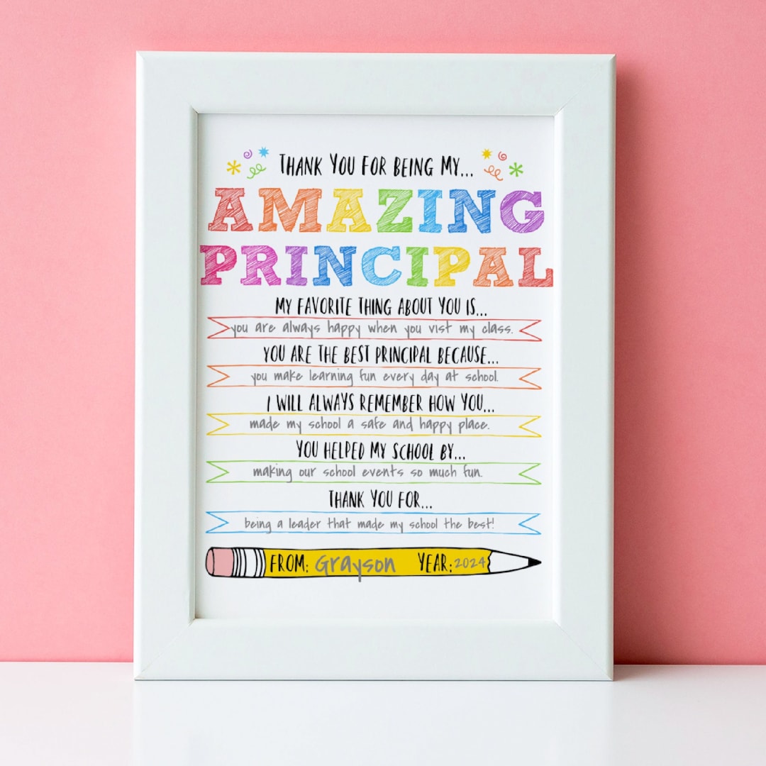 Principal Appreciation Gift, Principal Retirement, Vice Principal ...