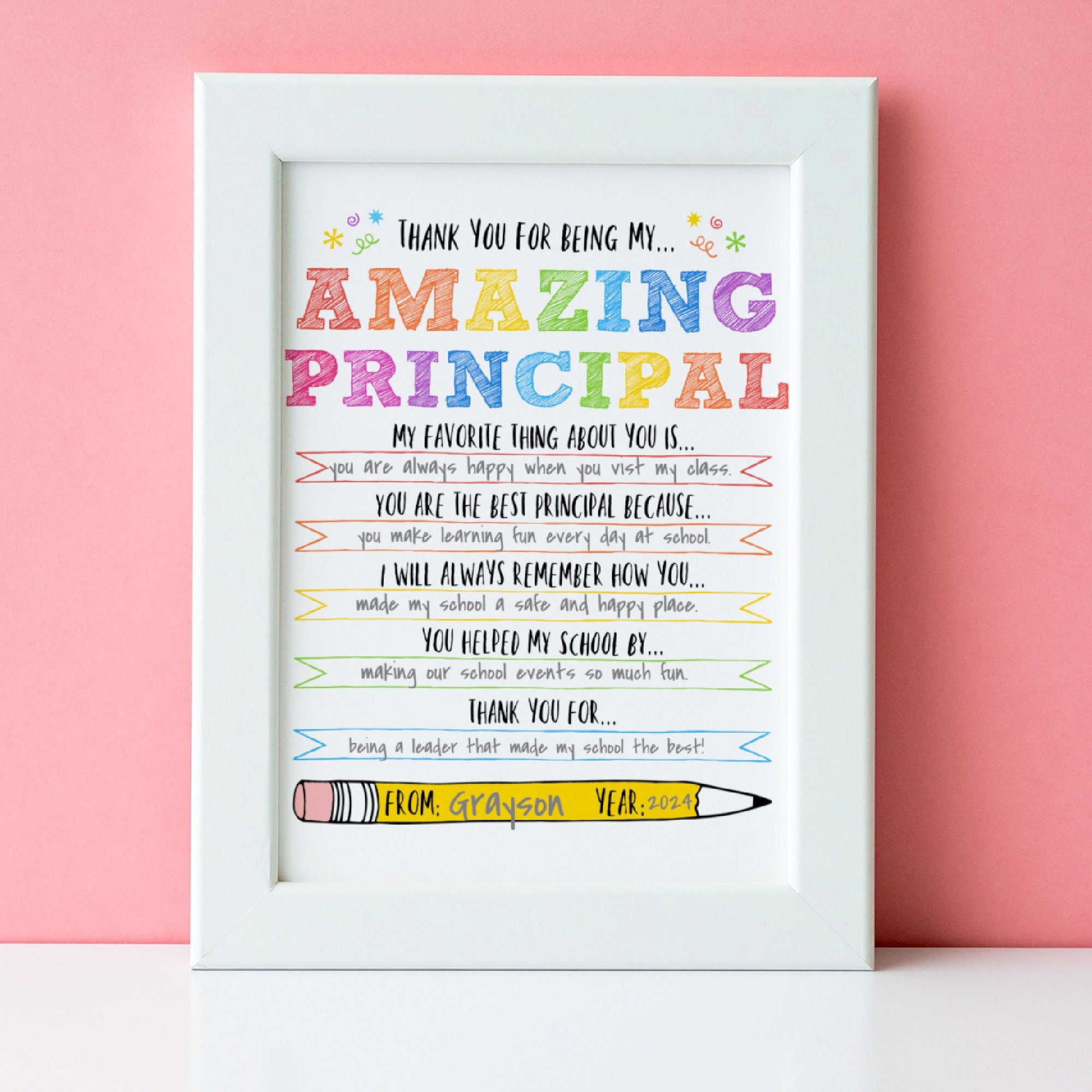 Principal Appreciation Gift, Principal Retirement, Vice Principal ...