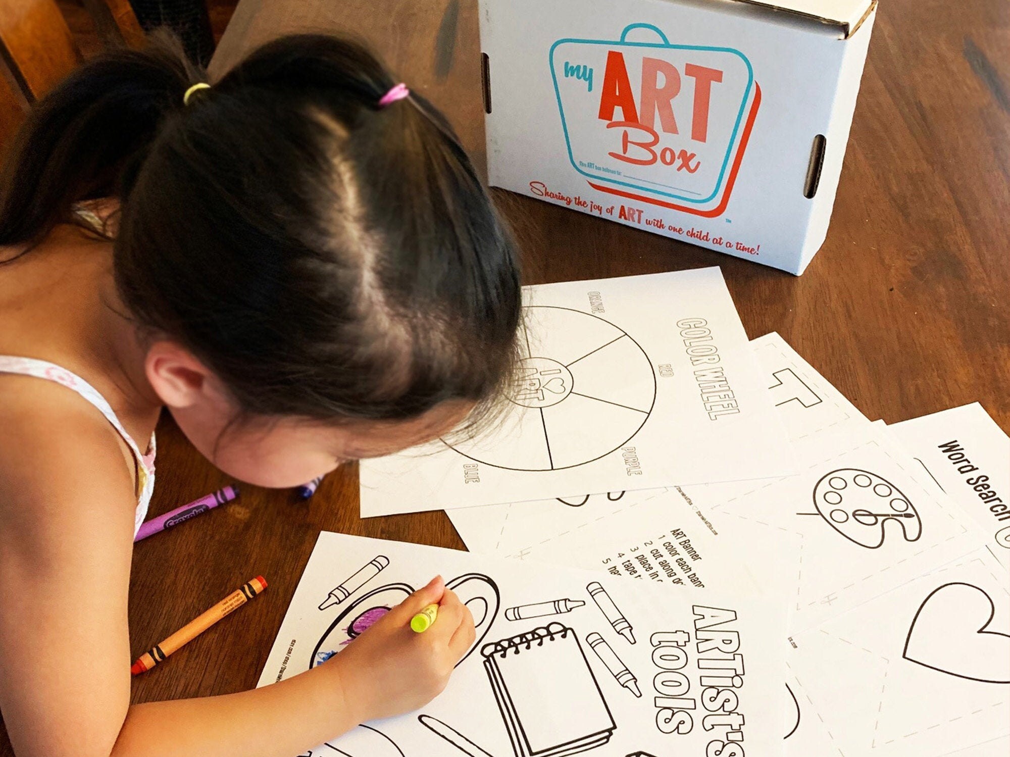 SUMMER Printable Kids Art Activity Coloring Pages, Busy Book Activities ...