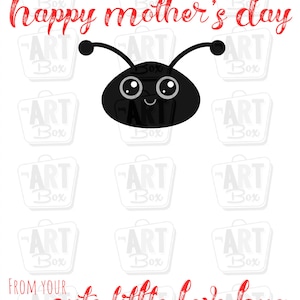 Mother's Day Ladybug Footprint Art, Mothers Day Handprint Baby Craft ...