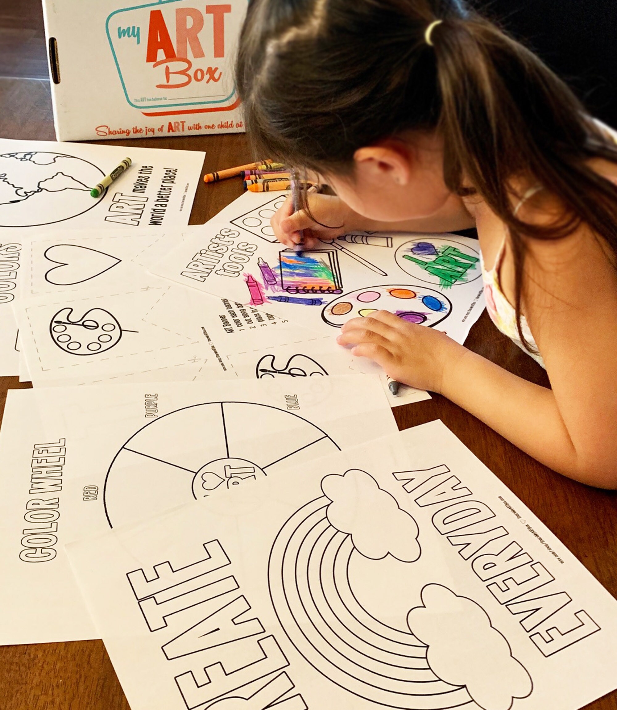 SUMMER Printable Kids Art Activity Coloring Pages, Busy Book Activities ...